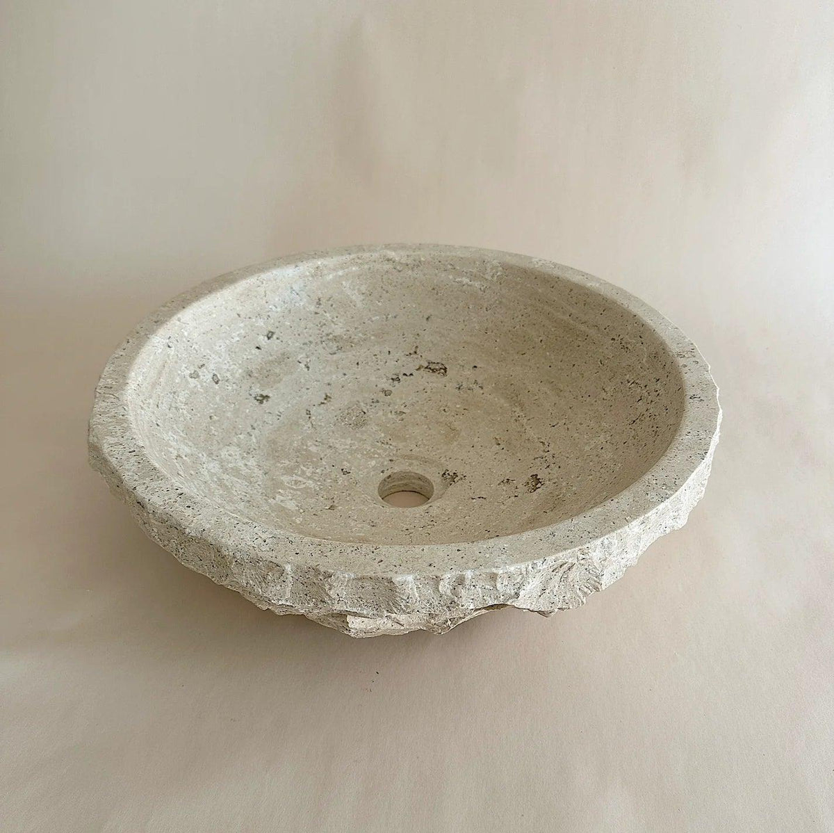 Travertine Bowl Sink - HOME by BE. | HOME by BE.