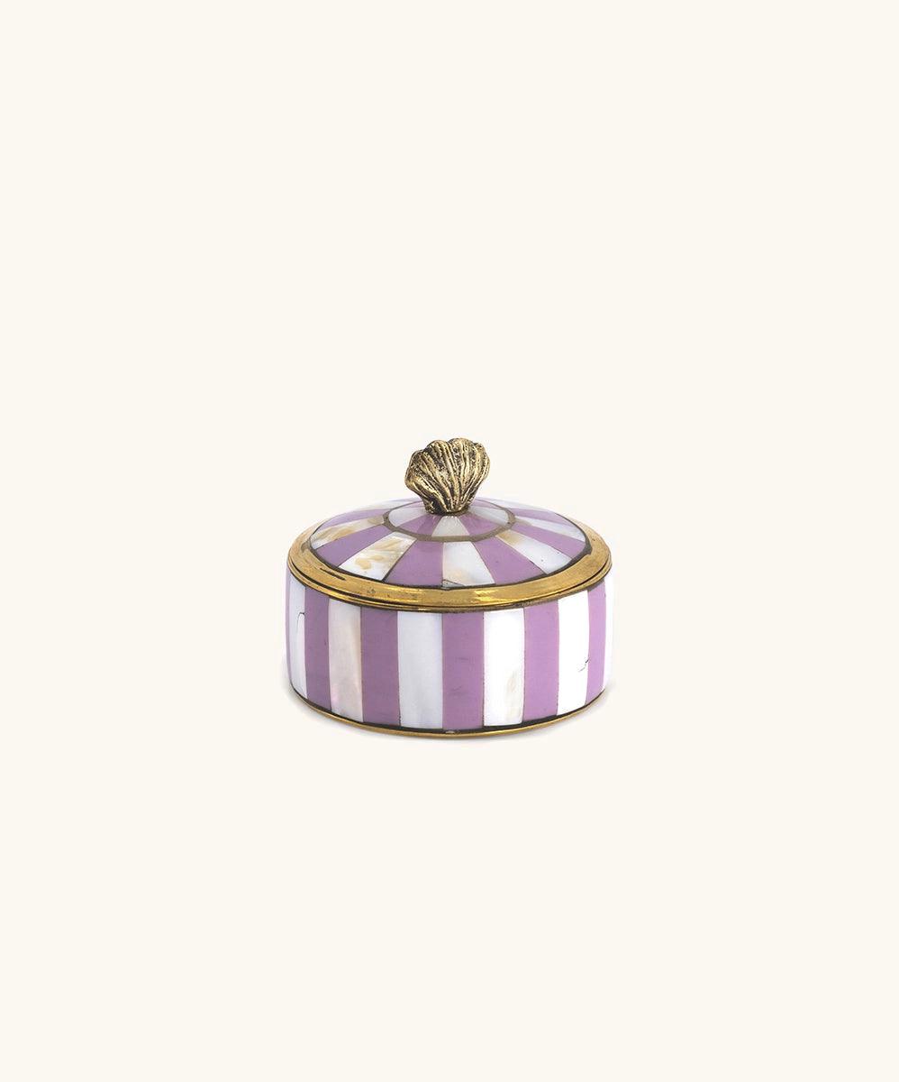 Scarlett Seashell Circus Box Lilac - HOME by BE. | HOME by BE.